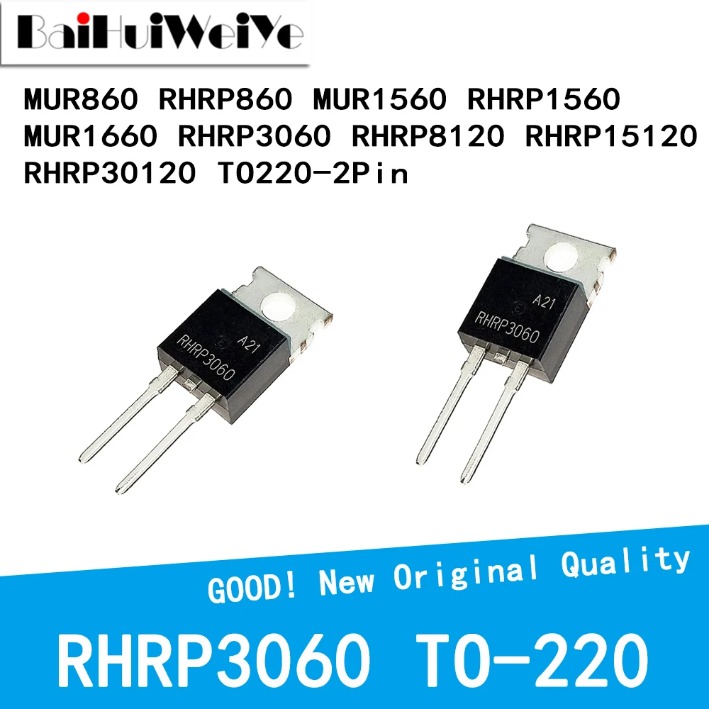 10Pcs-Lot-MUR860-RHRP860-MUR1560-RHRP1560-MUR1660-RHRP3060-RHRP8120 ...
