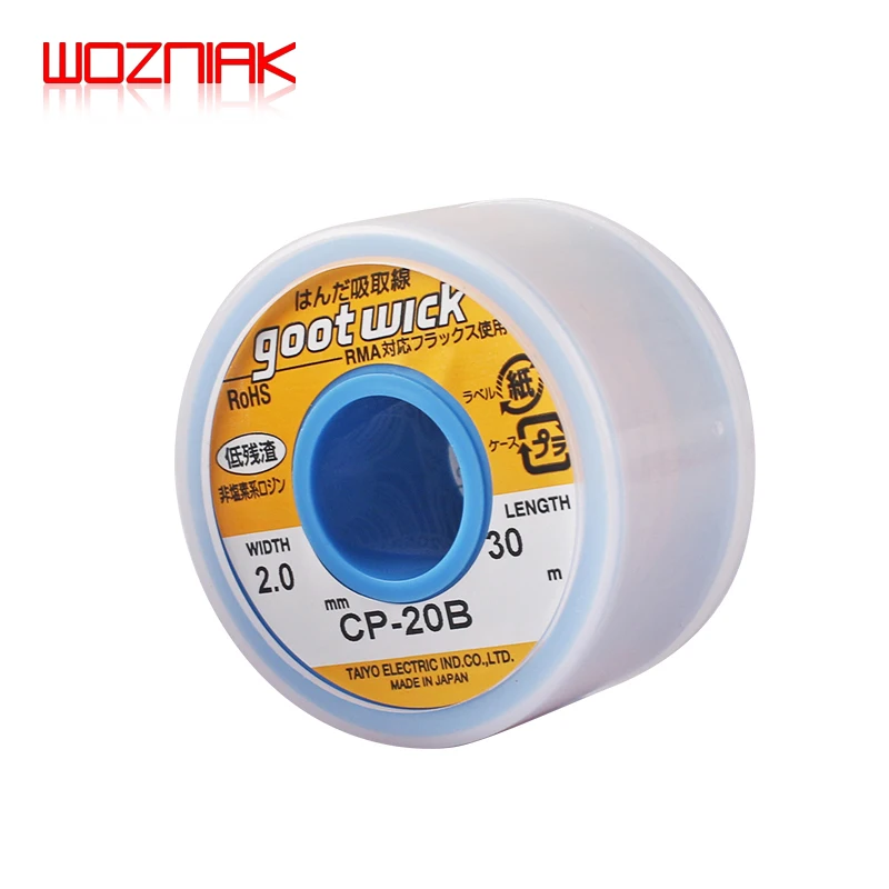 Original-Jap-o-GOOT-Desoldering-Wicks-Tran-a-Fio-de-Cobre-Solda ...