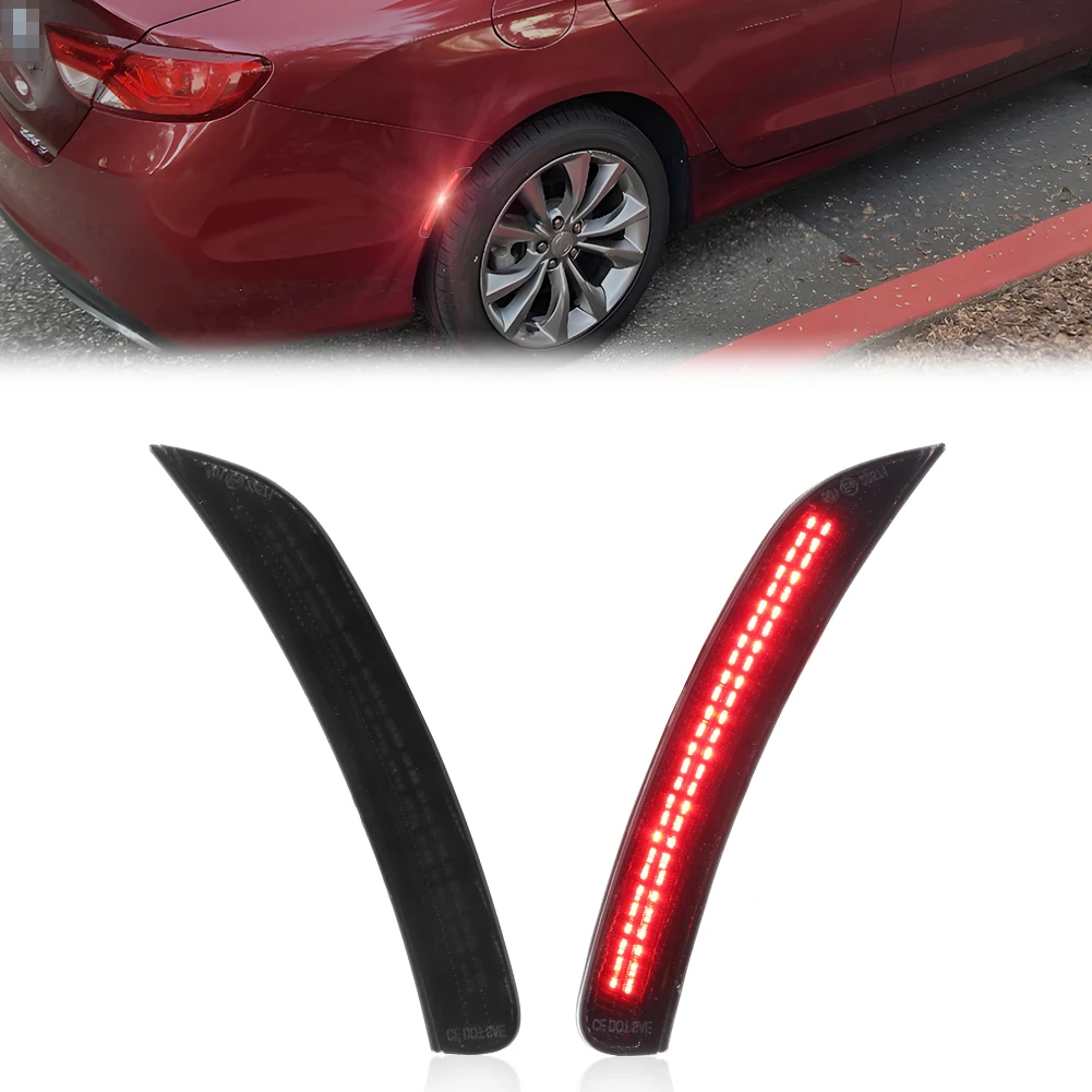 2Pcs Rear Reflectors Light Side Marker Light Turn Signal Light Turn ...