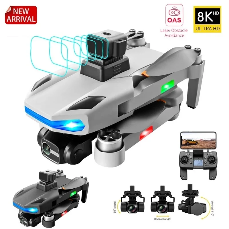 2023 New S135 GPS Drone 8K Professional Dual Camera 5G Wifi FPV Brushless Motor Folding ...