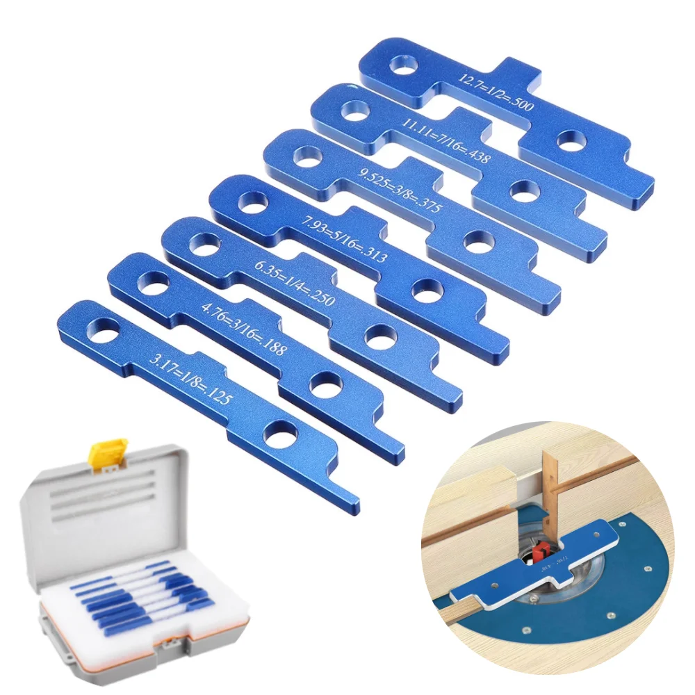 7Pcs Precision Router Table Set Up Bars Woodworking Aluminum Setup ...