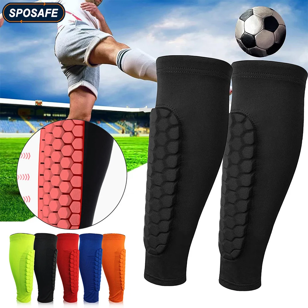 Honeycomb-Soccer-Shin-Guards-Football-Shields-Sports-Legging-Shinguards ...