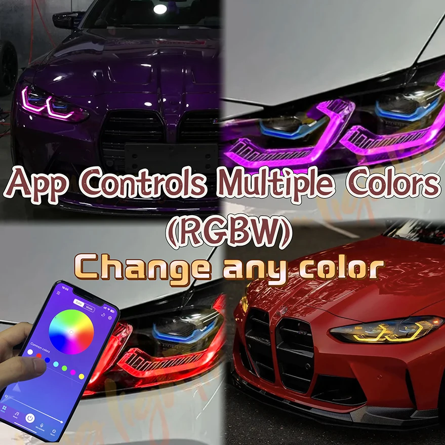 RGBW-multicolor-LED-boards-FOR-BMW-M3-M4-CSL-G80-G22-G82-G23-G26-430I ...