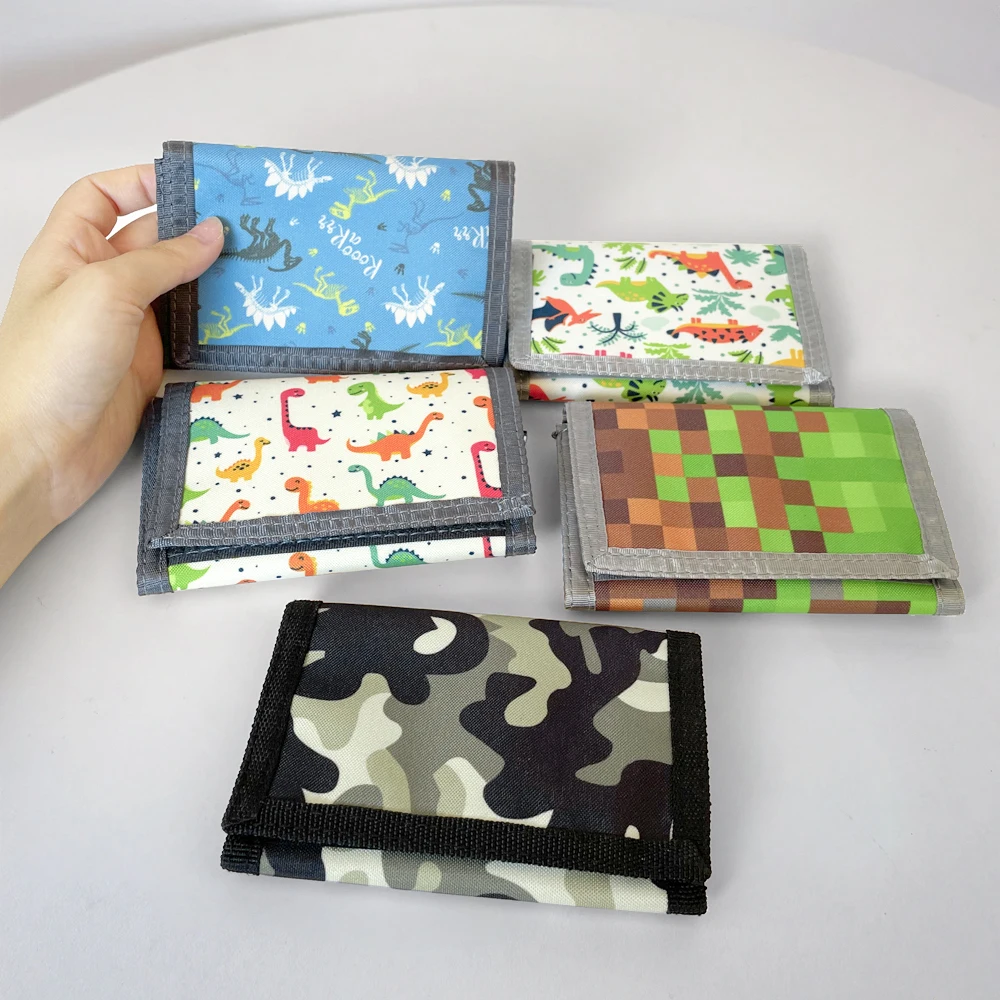 Children's Trifold Wallets Girls Boys Fashion Portable Card Holder ...