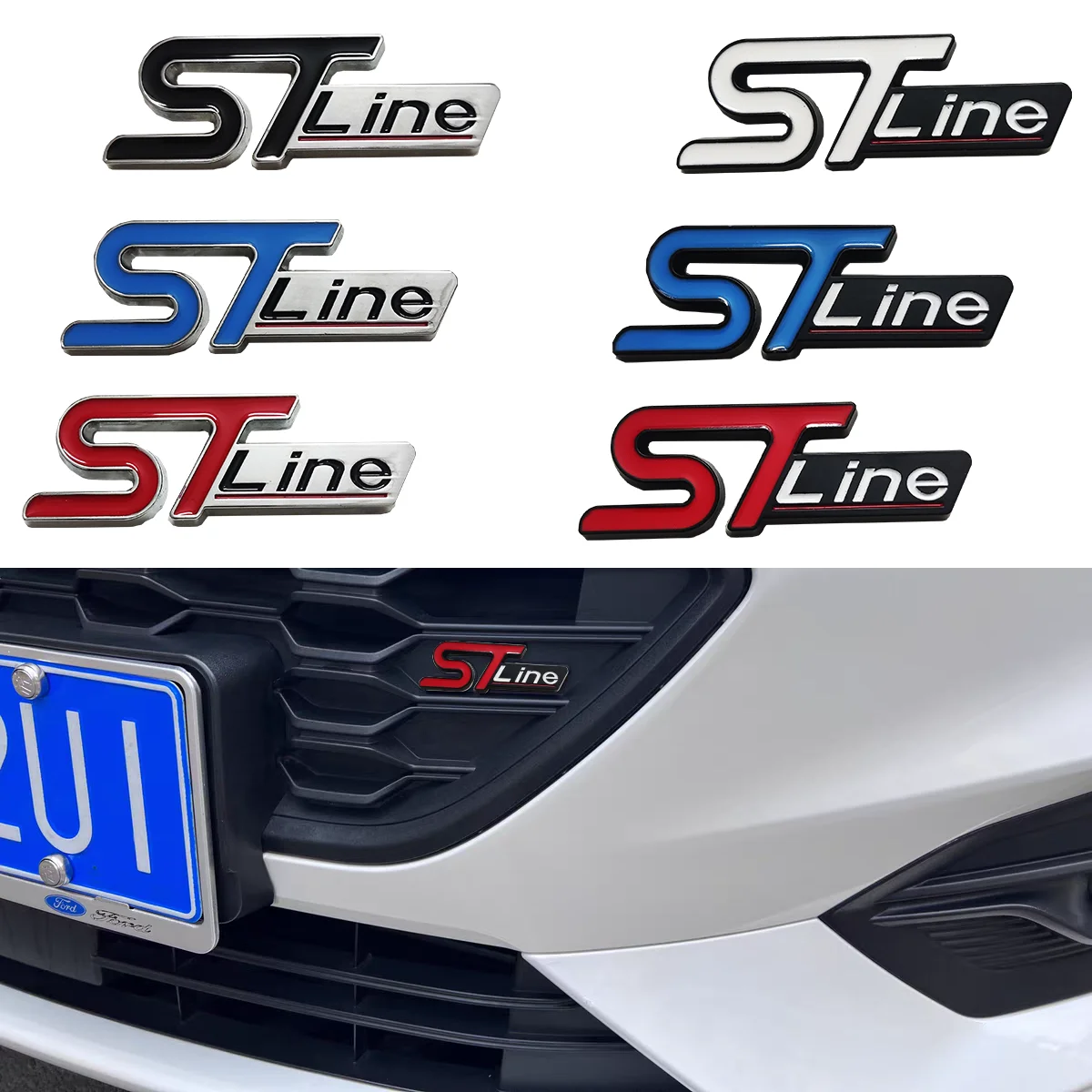ST-Line-metal-automotive-stickers-for-the-middle-grille-rear-and-fender ...