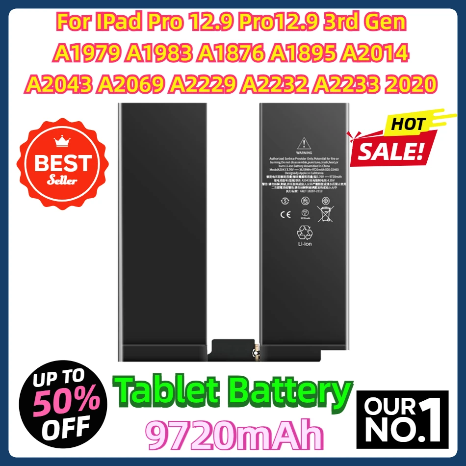 For IPad Pro 12.9 Pro12.9 3rd Gen A1979 A1983 A1876 A1895 A2014 A2043 ...