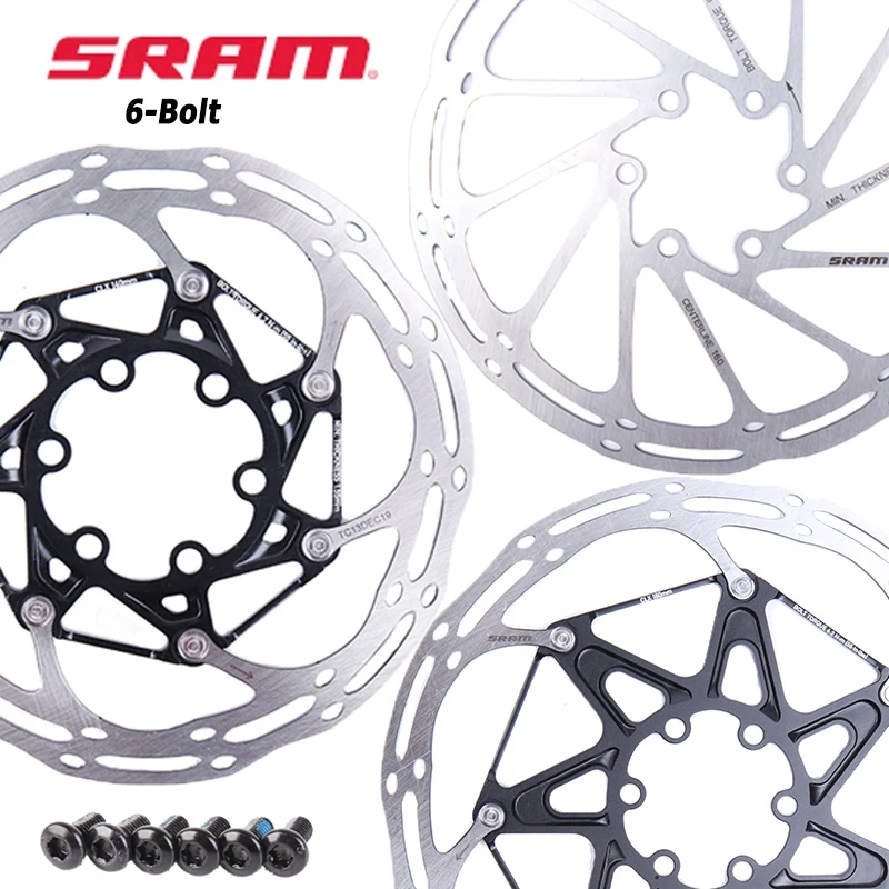 Rotor de freio a disco de linha central sram 6 parafusos 200mm 180mm ...