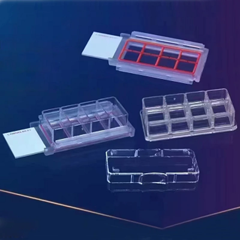 12pcs-LABSELECT-Chamber-Slides-4-Wells-TC-Treated-Laboratory-Cell ...
