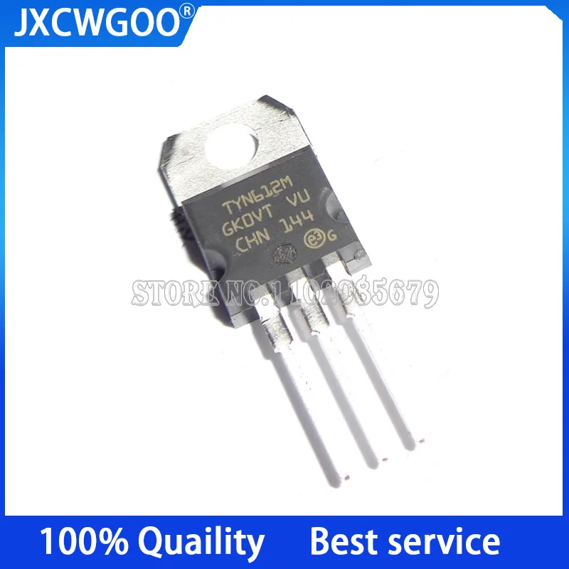 10PCS-TYN612MRG-TYN612M-TYN612-TO-220-Unidirectional-thyristor-600V-12a ...