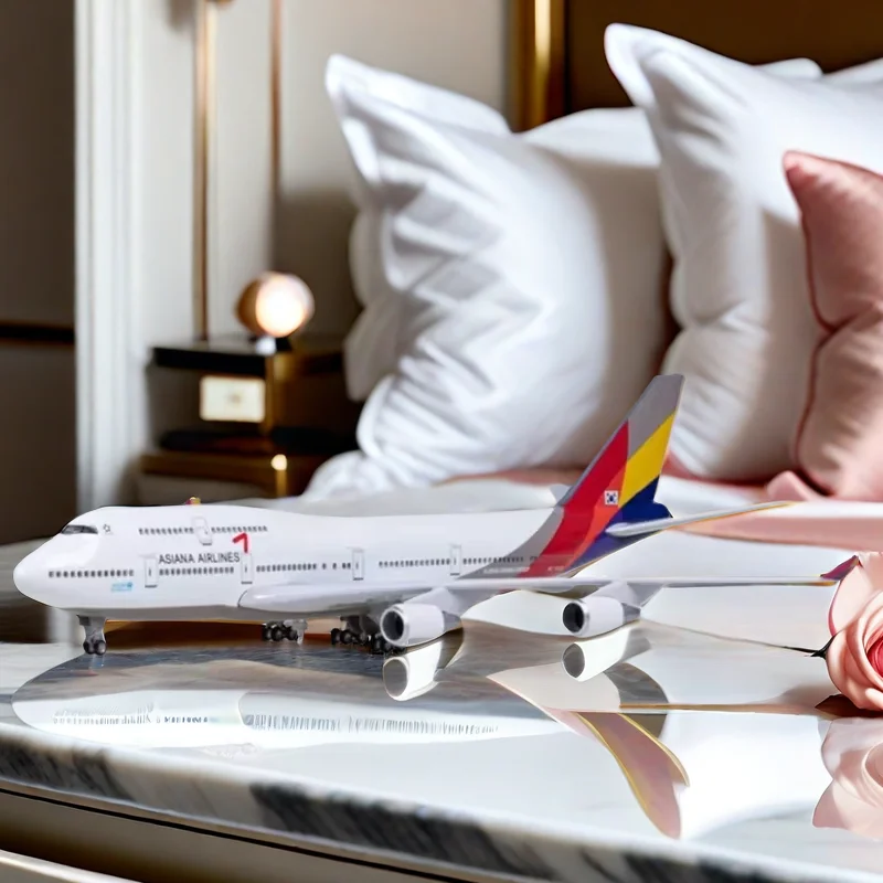 New-1-160-Scale-B747-Korean-AirAsia-W-Type-LED-LED-DATAST-Diecast ...