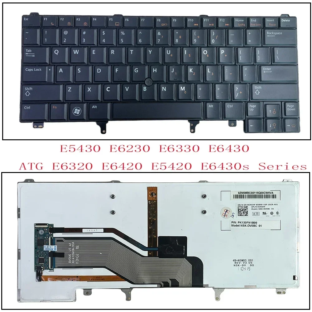 Replacement-laptop-Keyboard-Backlit-With-Pointer-for-Dell-Latitude ...
