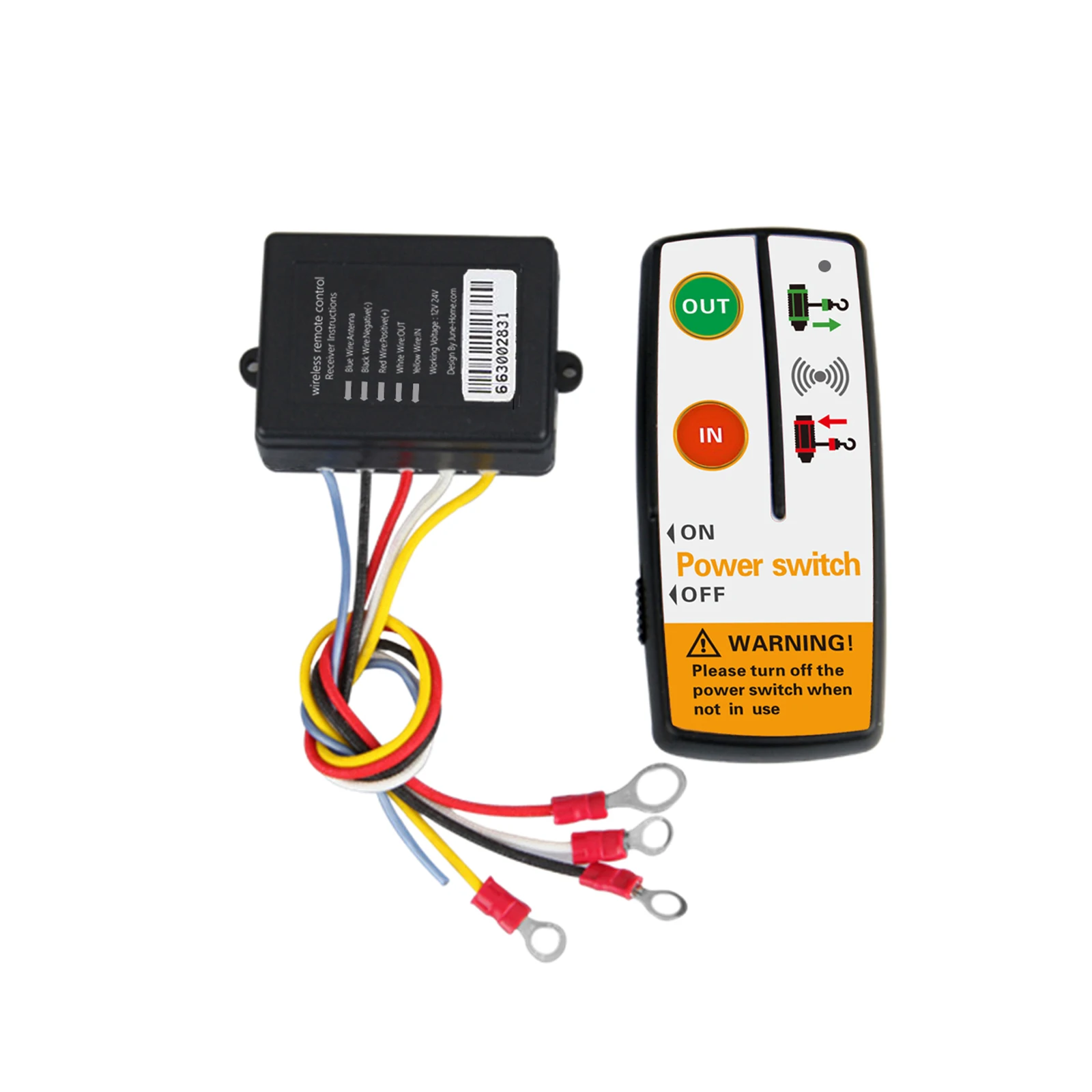 Winch-Controller-Wireless-Winch-Remote-Hand-Held-Durable-Universal ...