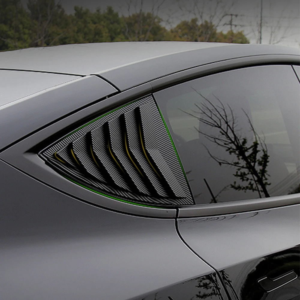 2PCS-Car-Rear-Triangle-Window-Shutters-Triangle-Sunshade-Modified-for ...