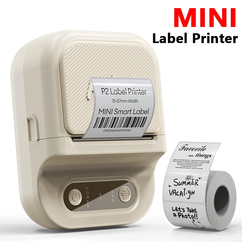 MINI Portable Thermal Printer Wireless Pocket Printer Adhesive Sticker ...