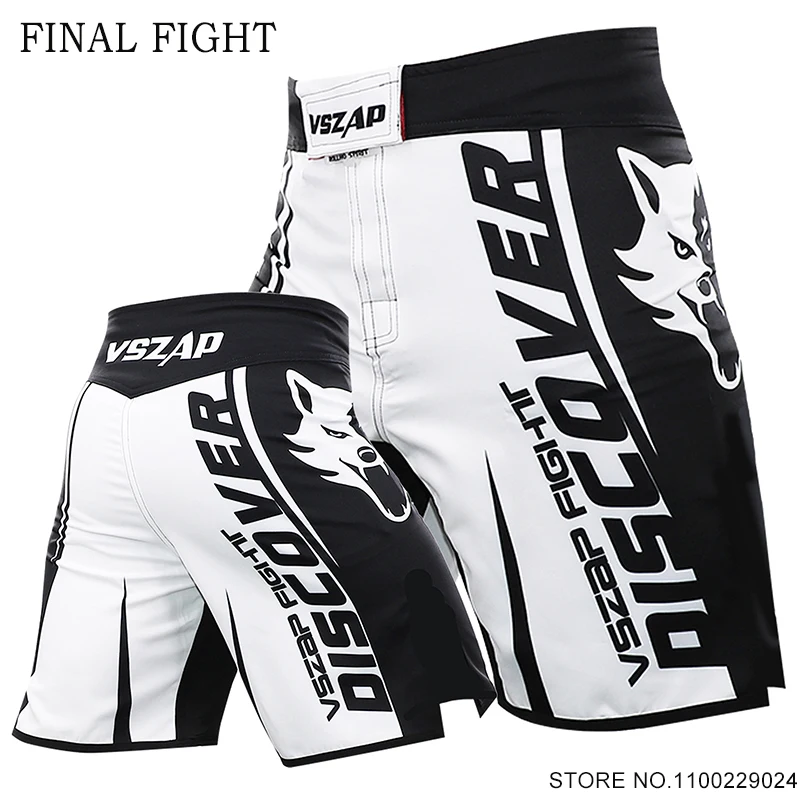 MMA-Shorts-Vszap-Boxing-Training-Fight-Pants-Men-Beach-Fitness-Running ...