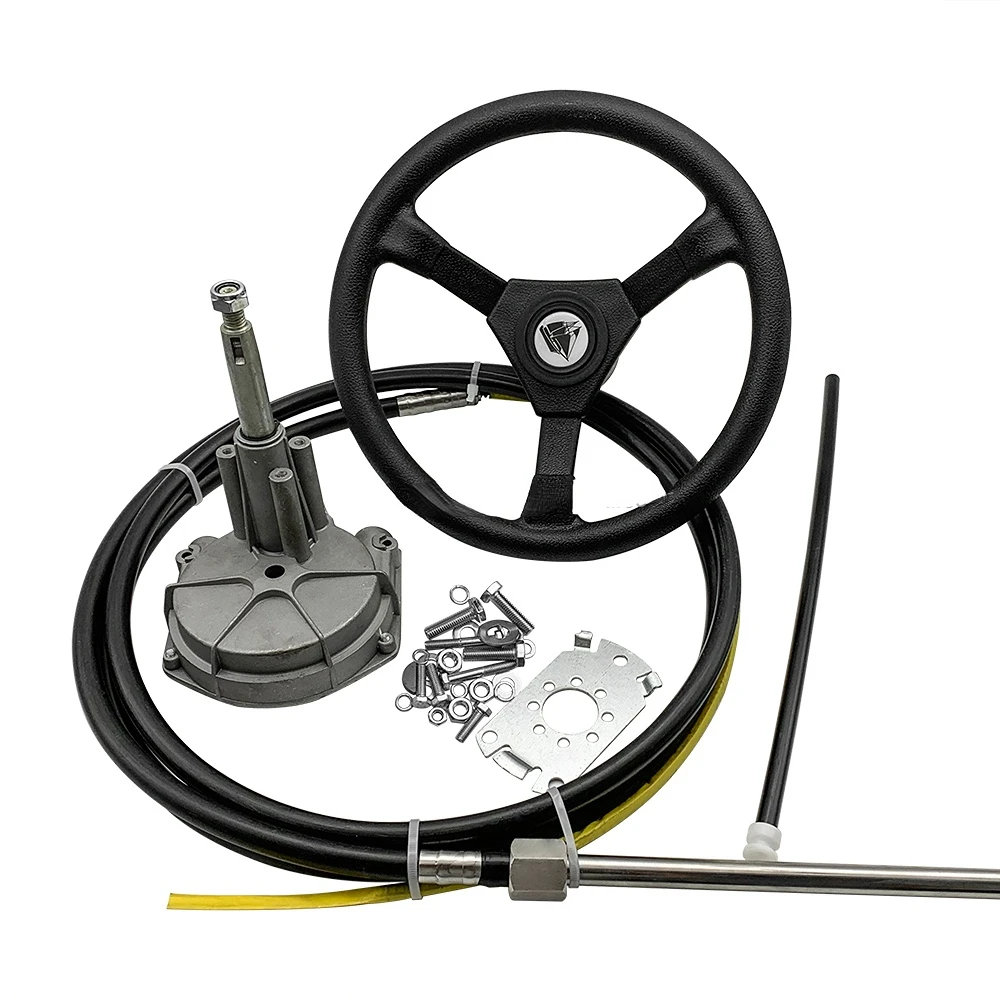 Marine-Boat-Outboard-Planetary-Mechanical-Steering-hydraulic-steering ...