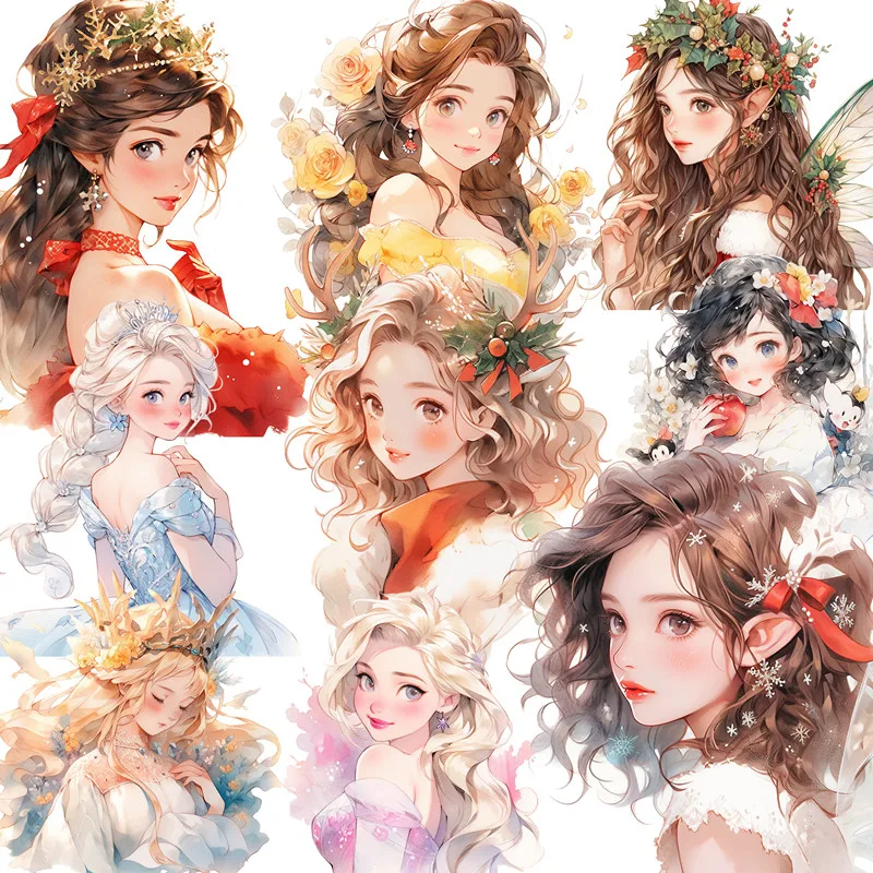 20Pcs-Pack-Cute-Cartoon-Girls-Sticker-DIY-Craft-Scrapbooking-Album-Junk ...