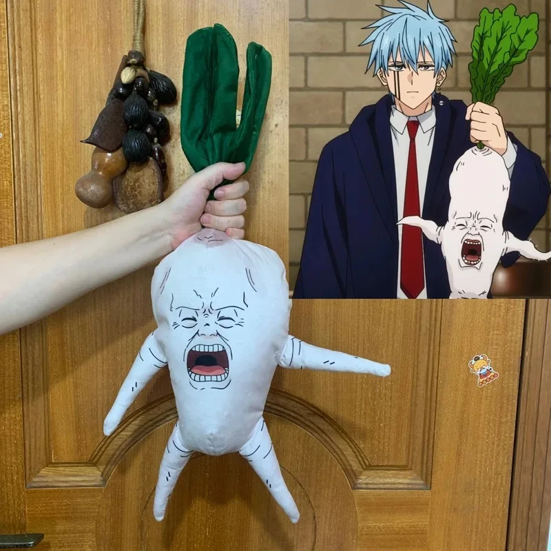 Anime-Mashle-Magic-And-Muscles-Cosplay-Costume-35cm-Turnip-body-Soft ...