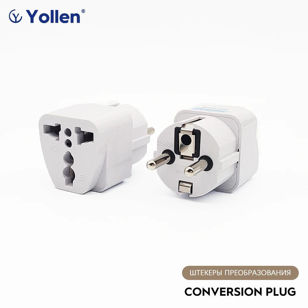 Electric-Plug-EUR-transfer-Universal-Power-Socket-Adapter-10A-250V ...