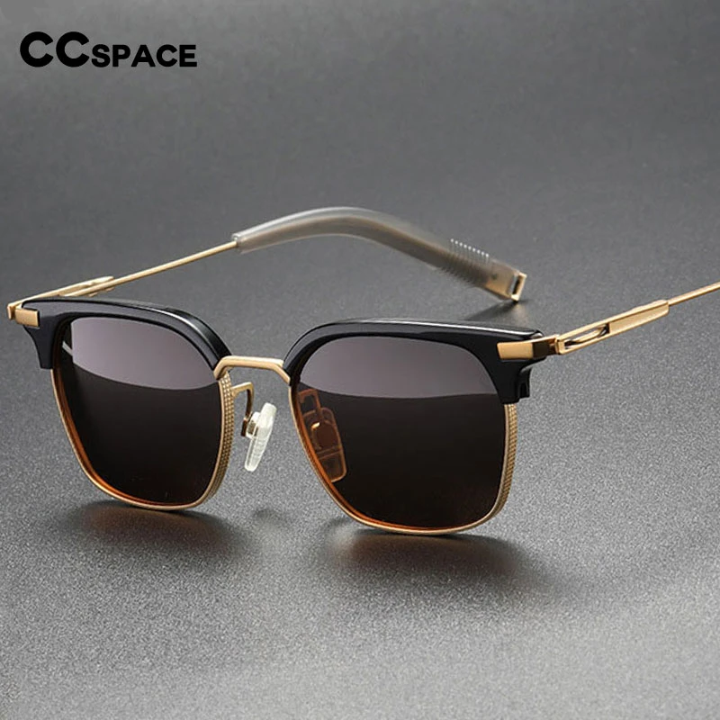 56249 High Grade Polarized Sunglasses Pure Titanium Glasses Anti Glare ...