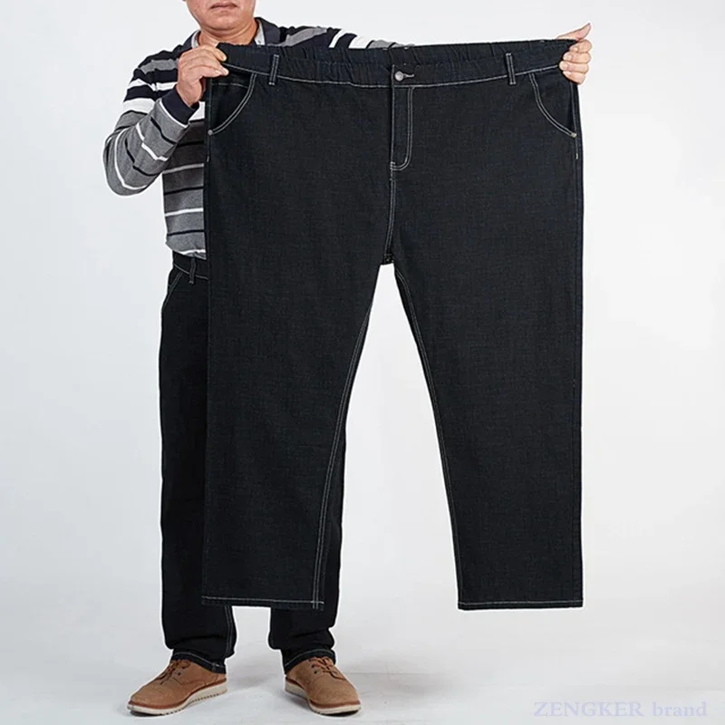 Extra-large-size-jeans-men-s-loose-straight-autumn-high-stretch-casual ...