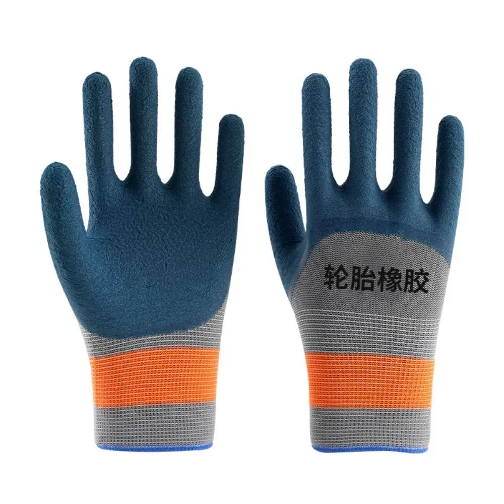 2025 12 Pairs Of Thirteen Needle Tire Rubber Work Gloves Wear-Resistant ...