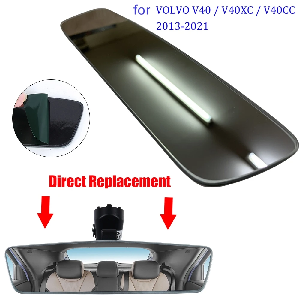 31468057-Interior-Rear-View-Mirror-Glass-Replacement-For-Volvo-V40 ...