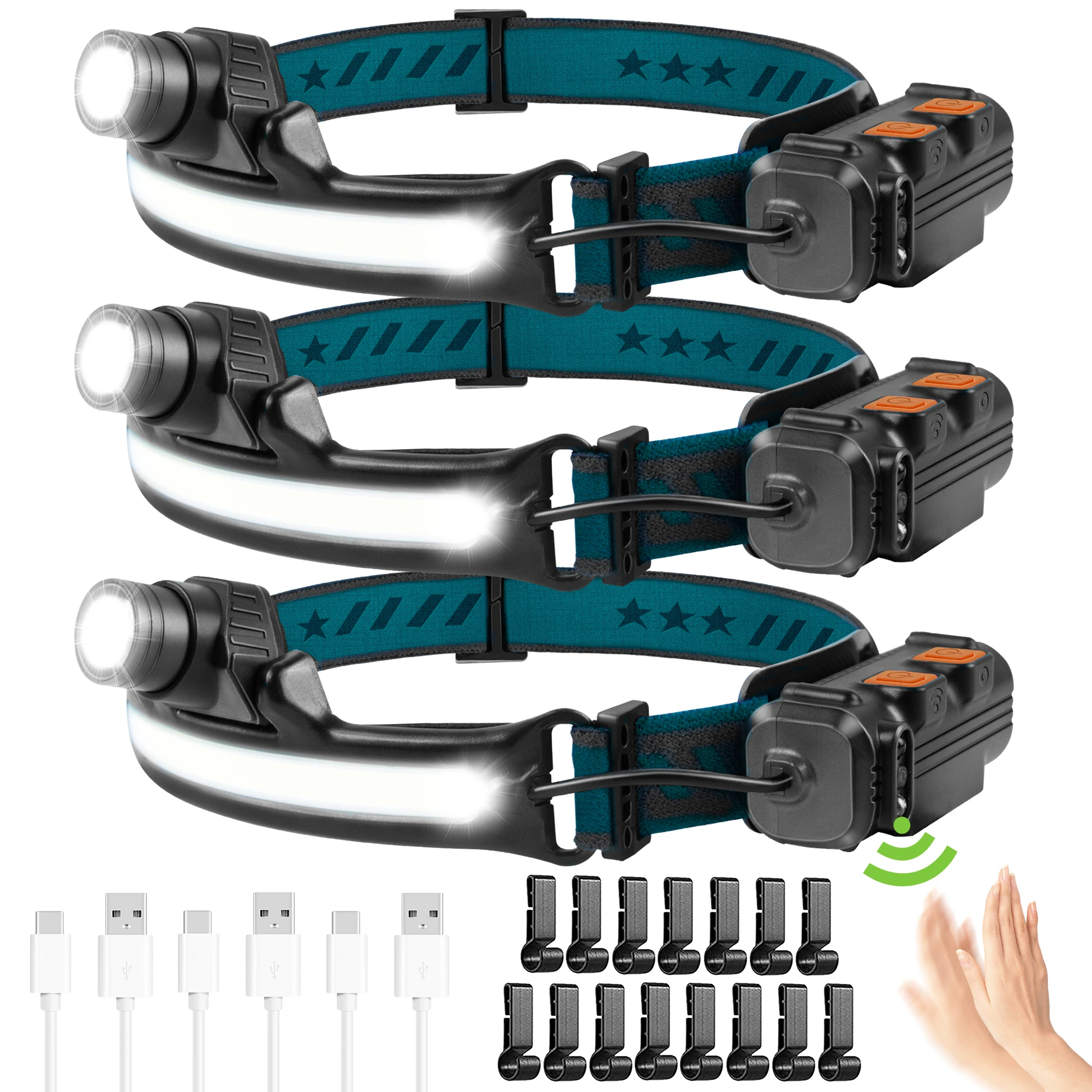 COB-XPG-LED-Head-Lamp-Sensor-Headlamp-Flashlight-USB-Rechargeable-Head ...