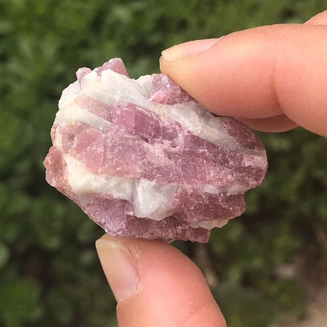 Raw Pink Tourmaline Gemstones