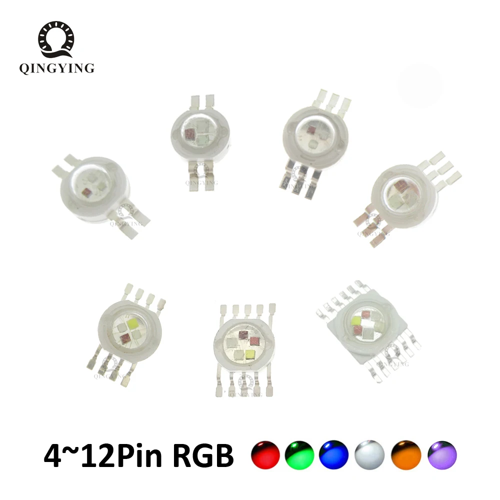 5-100pcs RGB RGBW RGBWY RGBWYV LED COB Chip 3W 4W 6W 8W 9W 10W 12W 15W ...