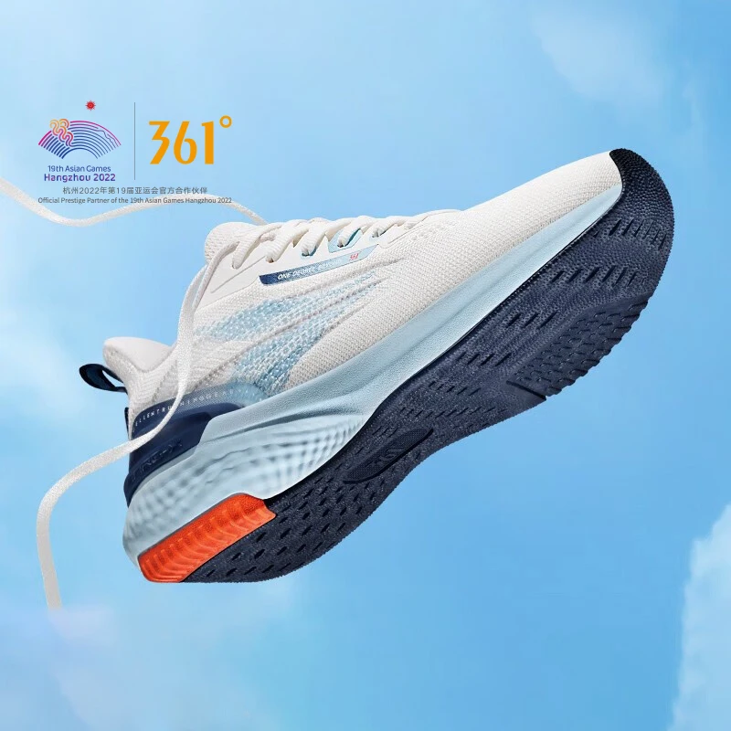 361 Degrees E FLEX Men Running Sports Shoes Knitted Comfortable Breathable Shock Absorbing ...