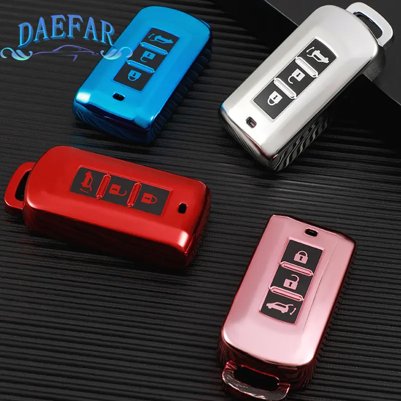 Key Cover Case for Mitsubishi Outlander Lancer 10 EX ASX RVR Eclipse ...