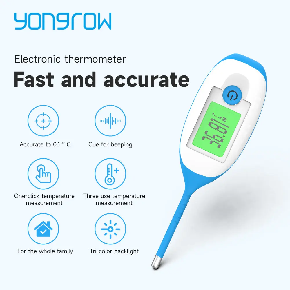 Yongrow-Digital-Body-Basal-Thermometer-LCD-Digital-Thermometer-High ...