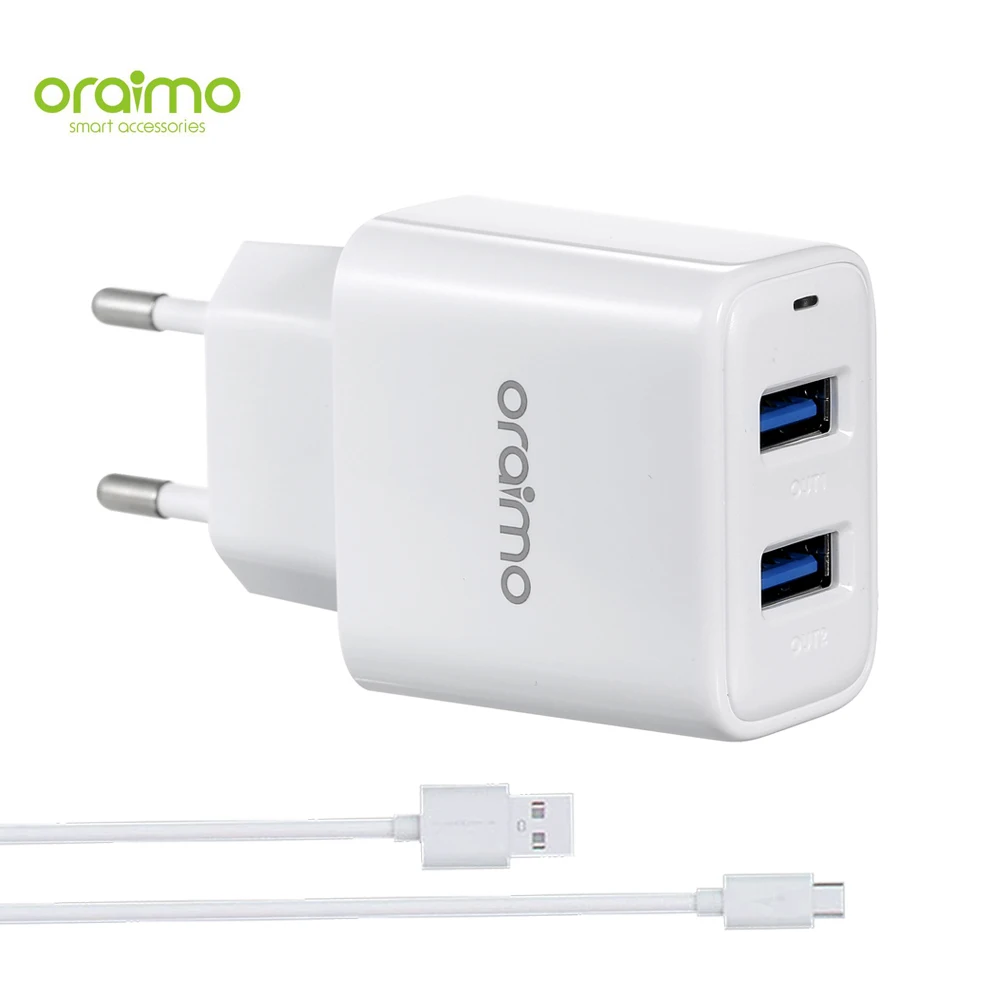 Oraimo-OCW-E63D-5v-2-4a-carregador-de-telefone-duplo-usb-viagem ...