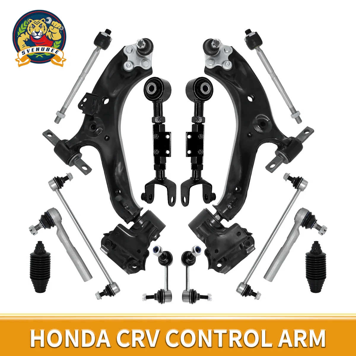 Svenubee-14pcs-Front-Lower-Control-Arm-Suspension-Upper-Arm-Tie-Rod ...