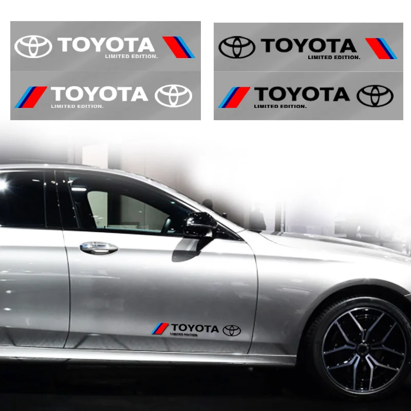 2pcs-Car-Side-Door-Sticker-Badge-Decal-Decoration-Auto-Accessories-For ...
