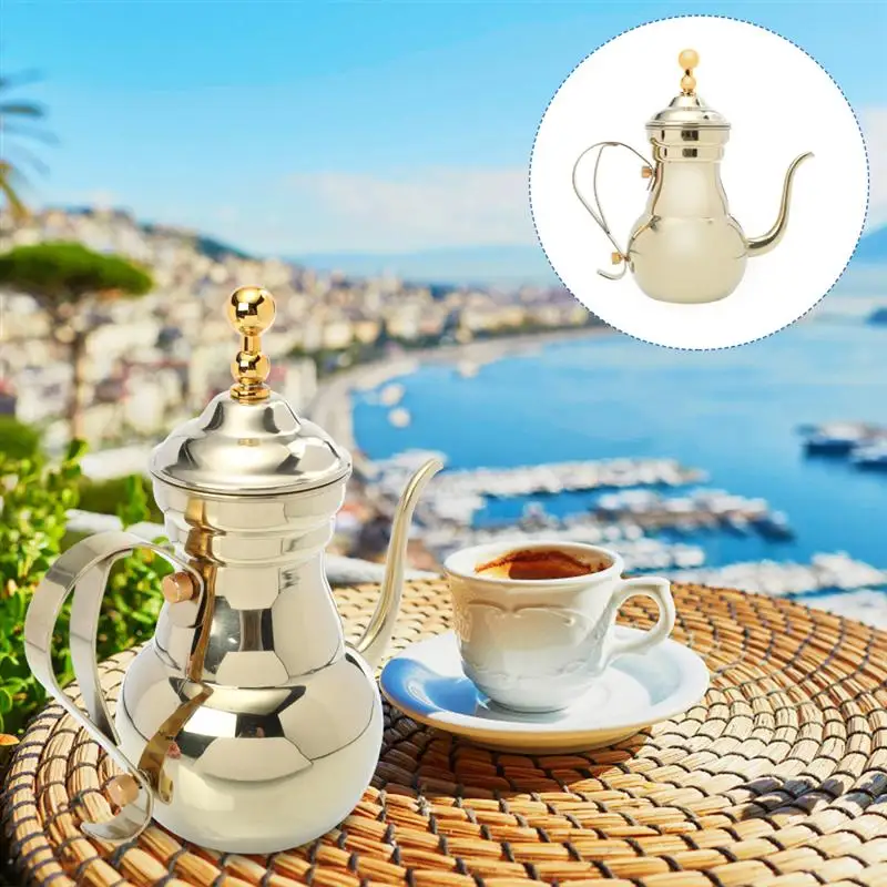 PASSOIRE A THE,Or--Théière arabe du moyen orient, acier inoxydable ...
