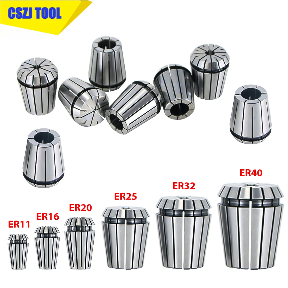 ER11 ER16 ER20 ER25 ER32 ER Precision spring collet chuck 0.008mm for ...