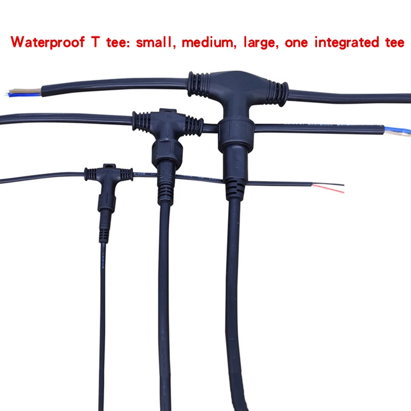 T-Connectors-2-3-4-pin-Outdoor-Lighting-Waterproof-Connector-Floor ...
