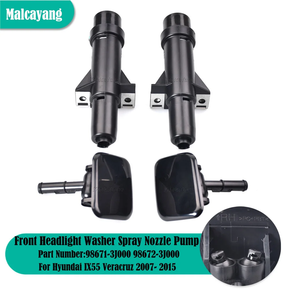 Front Headlight Washer Spray Nozzle Pump Washer Nozzle For Hyundai IX55 ...