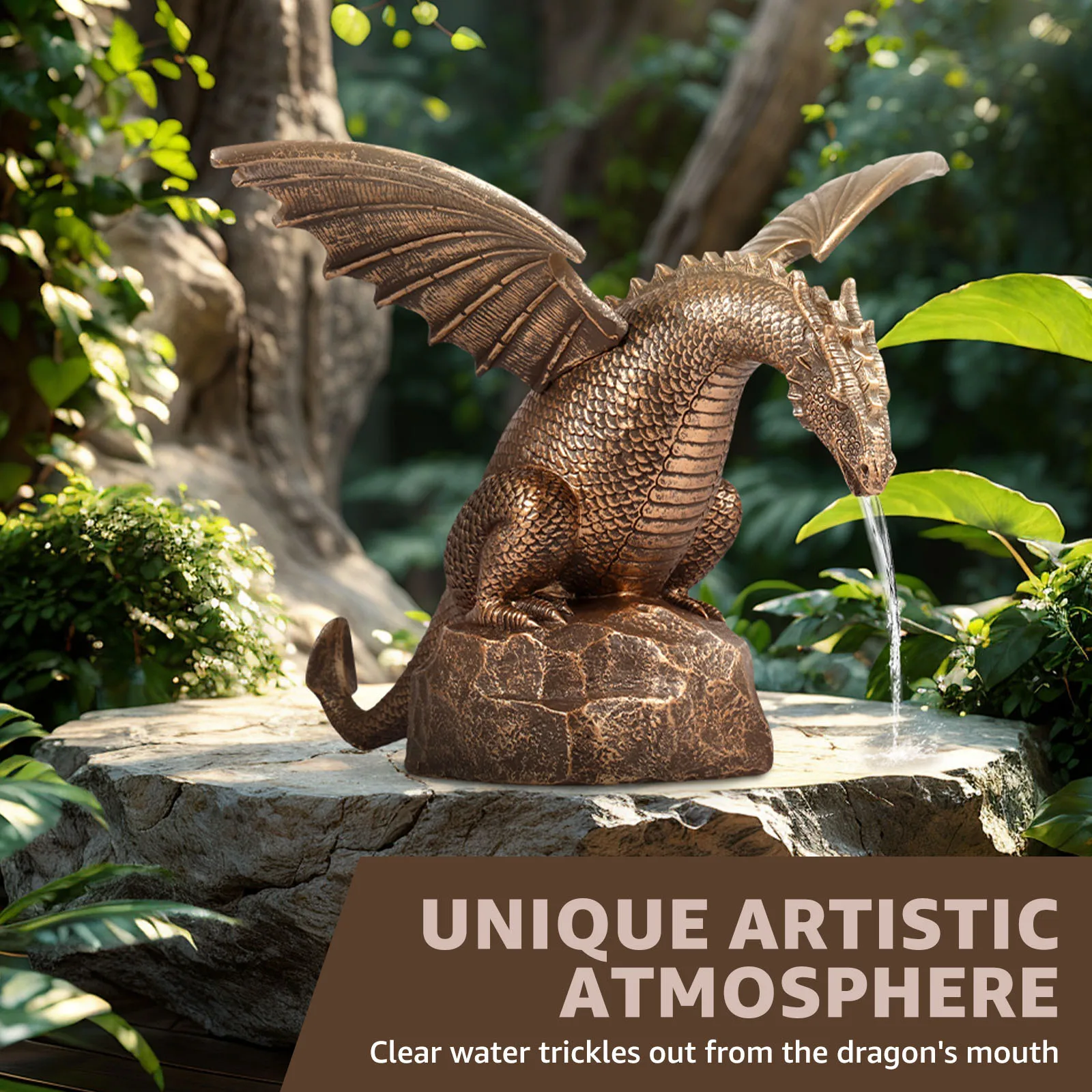 Dragon Water Fountain – Gardening Galore