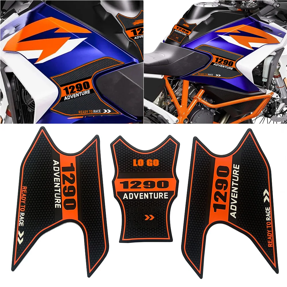 new 3D rubber protective pad Fuel Tank Stickers Oil Gas Protector ...