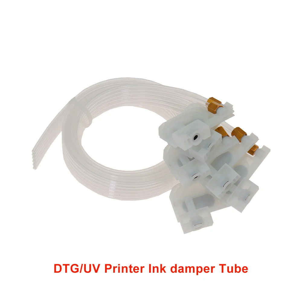 120mm L1800 UV Ink Tube DTG Printer ink damper with tube 6 Color Ink ...