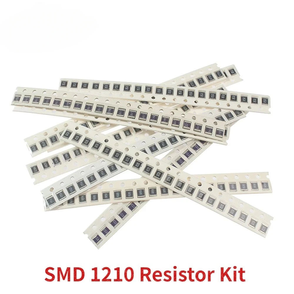 200PCS SMD 1210 Resistor Kit 0.1R~0.82R Resistor Alloy Resistance ...