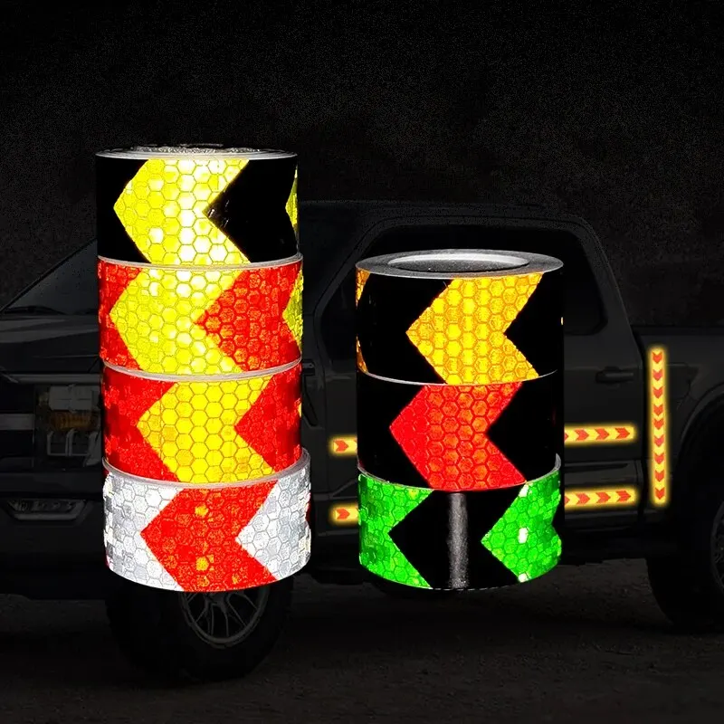 VOOFENG-2-5cm-3m-Arrow-Reflective-Tape-Car-Sticker-Multi-Color-Traffic ...