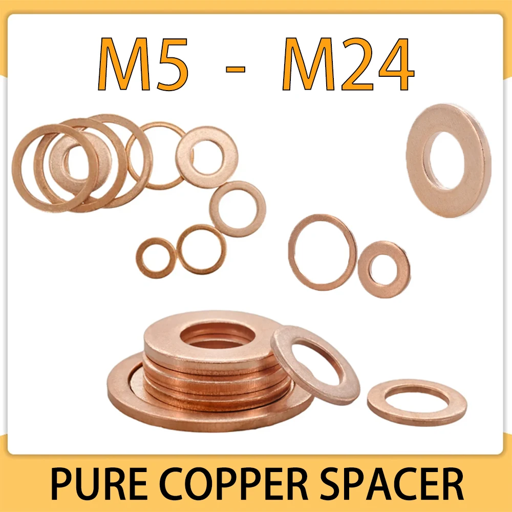 O-ring-gasket-Motorcycle-oil-pan-flat-sealing-gasket-Solid-pure-copper ...