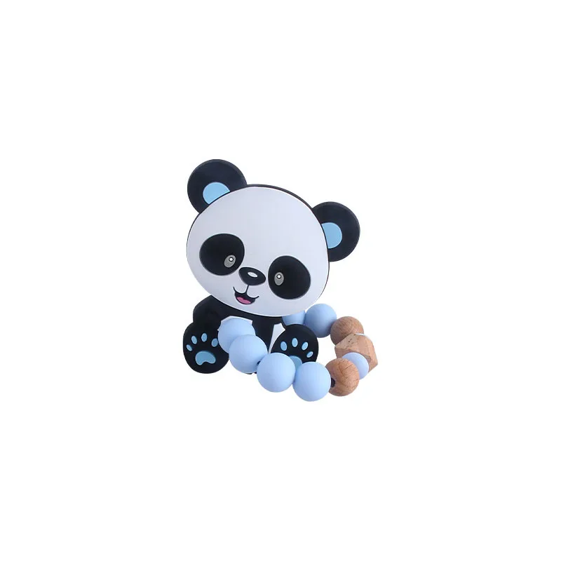 Customized English Silicone Letter Name Baby Pacifier Clip Panda Dummy ...