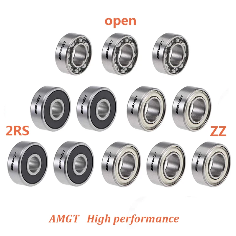 10PCS-AMGT-P5-High-Performance-Deep-Groove-Ball-Bearing-608-623-625-688 ...