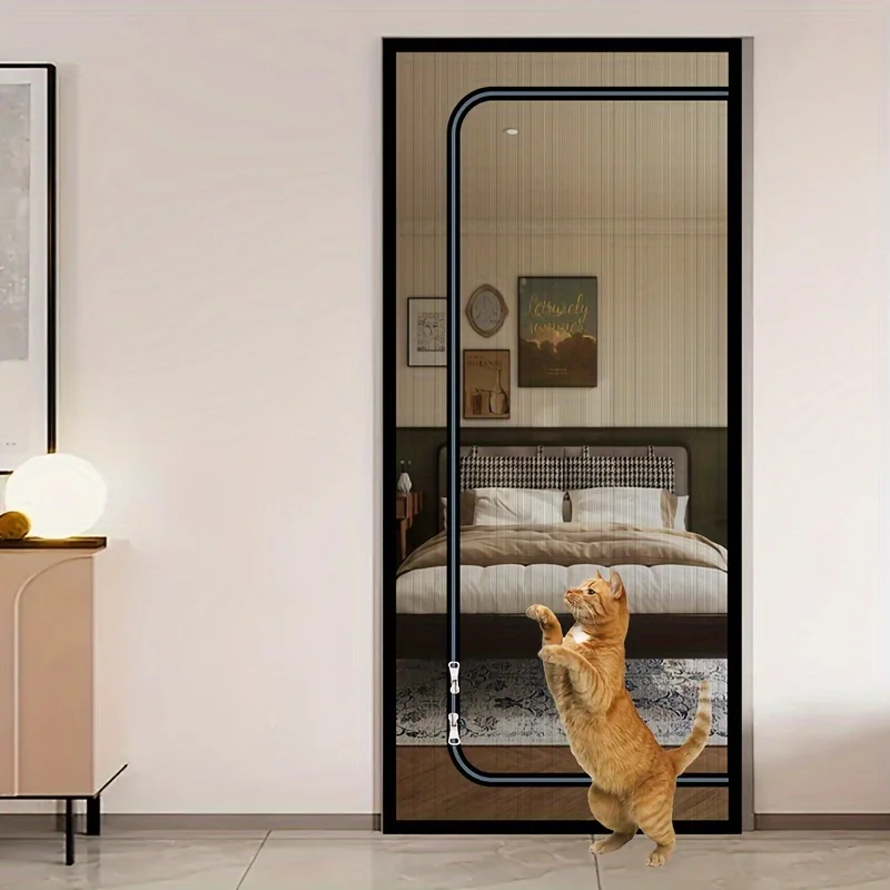 Cat Screen Door, Extra High Cat Protection Mesh Door, Anti-Pet Scratch ...