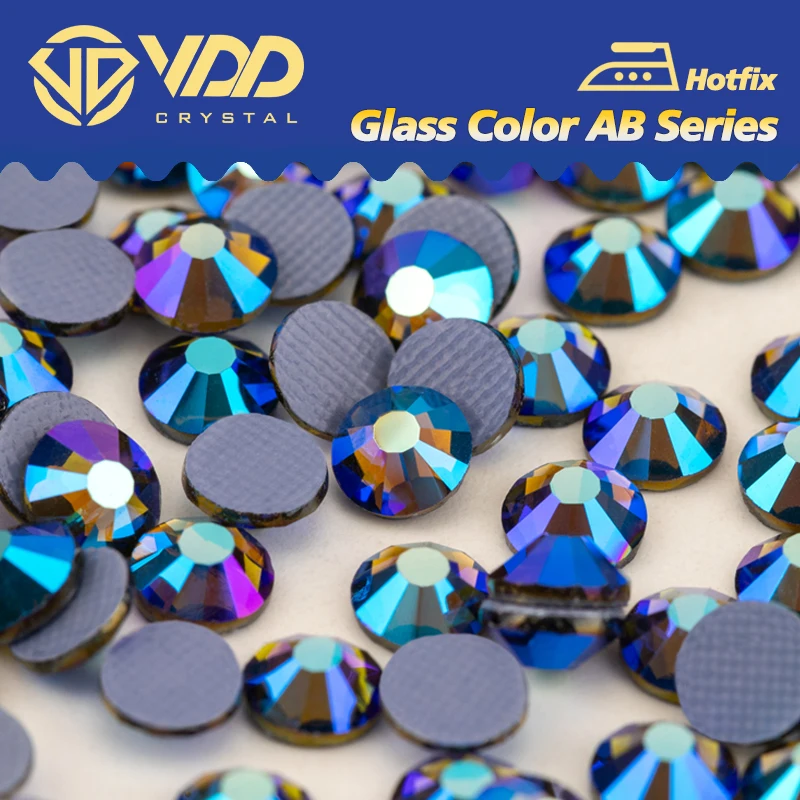 VDD 092 Olivine AB SS6-SS30 High Quality Hotfix Glass Rhinestones ...